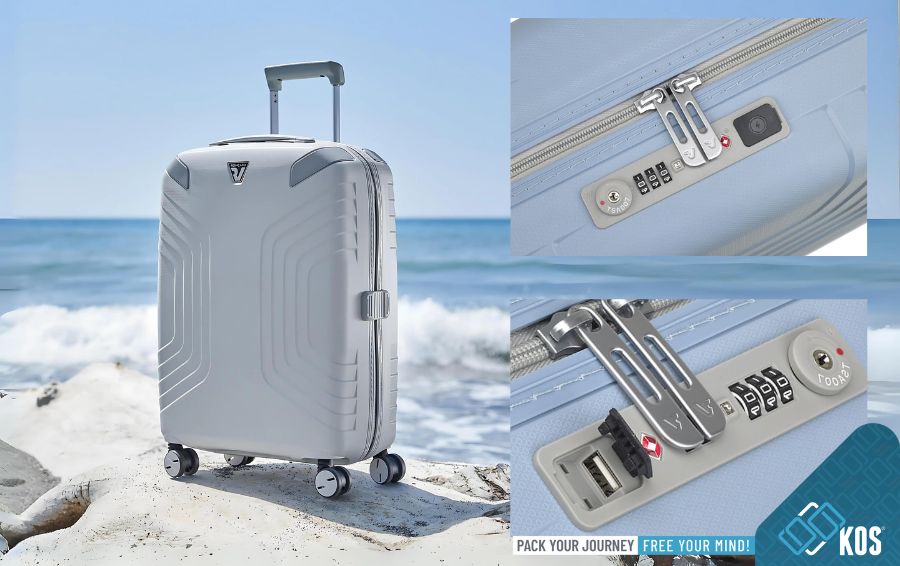 Vali có cổng sạc USB mang lại nhiều sự tiện lợi hơn